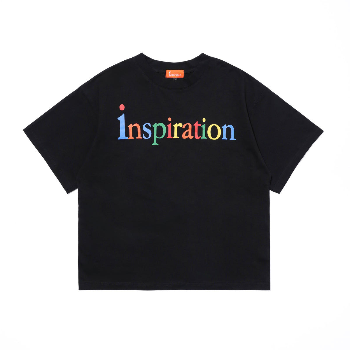 inspiration COLOR LOGO TEE/BLACK – inspiration ONLINE STORE